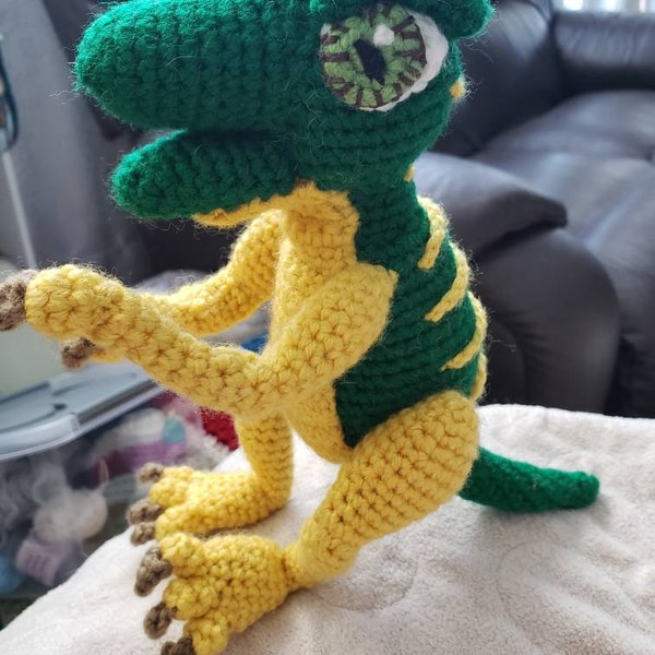 Crochet PATTERN No 1909 Baby Raptor Realistic Dinosaur Pattern by ...