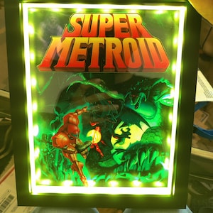 Super Mario World Treasure Map Poster Shadowbox large | Etsy