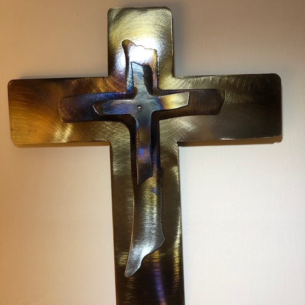 Three Tier Metal Cross - Etsy