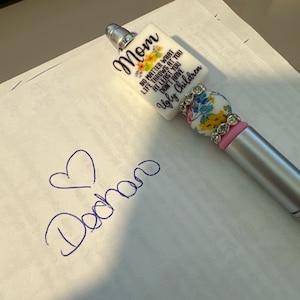 Teacher Appreciation Gift, Teacher Apple Pen, Bling Pen, Teacher Heart ...