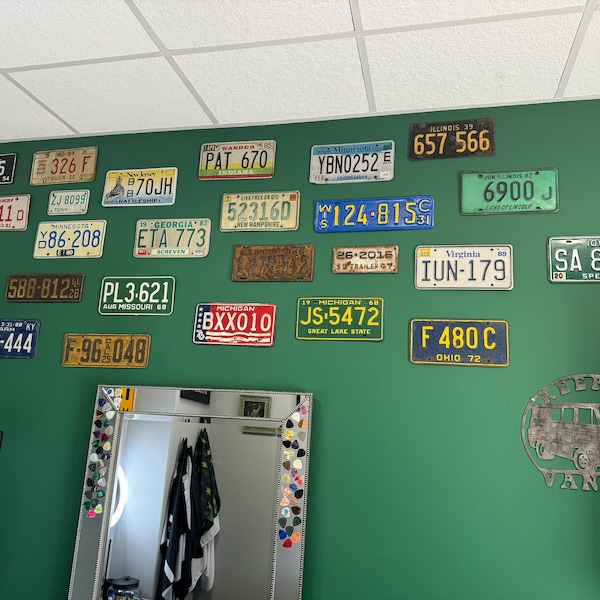Your Choice of Old License Plates Lots to Choose From View Photos Cheap ...