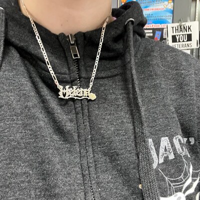 Latina Necklace, Latina Nameplate Necklace, Latina Old English Necklace ...