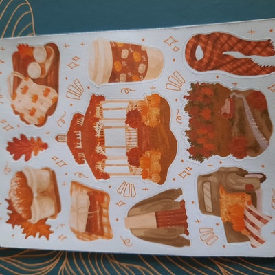 14 Pcs Sticker Sheet summer Dream 022 Bullet Journal Sticker, Scrapbook ...