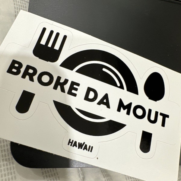 Cherreh Vinyl Sticker / Hawaii Sticker / Local Sticker / Pidgin Sticker ...