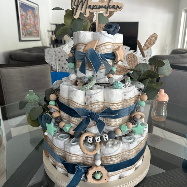 Name Cake Topper Custom Boho First Birthday Party Decor Personalized ...