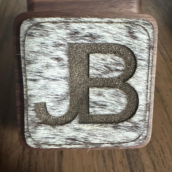 Western Branded Ring Box, Cowhide Ring Box, Western Cowboy Wedding ...