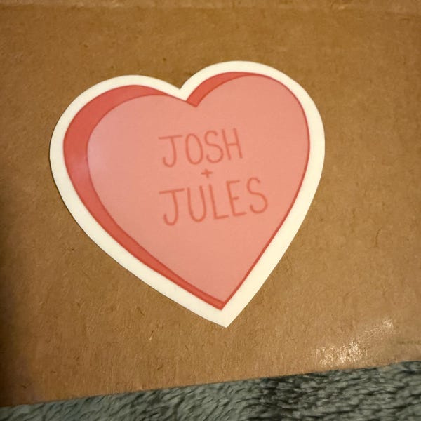 Twisted Love Series Candy Heart Stickers Ava Alex Bridget Rhys Jules ...