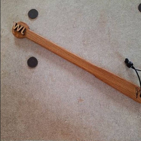 Branding Paddle Personalised Raised Letters Paw BDSM - Etsy