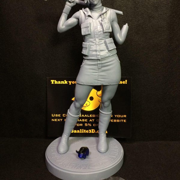 Ahk-hh-baxter Fanart 3D Printed Resin Statue Painted or Garage/model ...