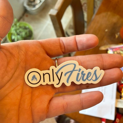 Only Fires Sticker 3 X 1 Made by Texas Firefighters HIGH QUALITY Free ...