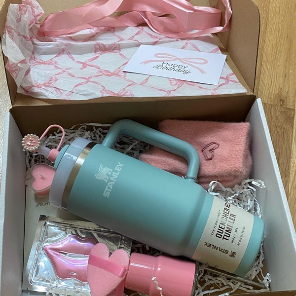 Custom Tumbler Gift Box Set Build A Box Gift Cup Gift Set Birthday Gift ...