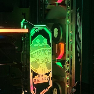 Customized Argb Standing Gpu Holder Support 5v 3pin Sync Graphics Card ...