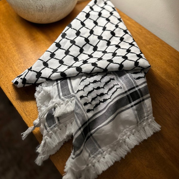 Palestine Arab Scarf, Woven Stitched, NOT Printed,unique Keffiyeh ...