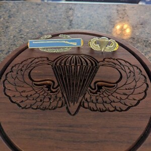 1st Cavalry Airborne Jump Wing Badge Insignia Military Pin Parachute # ...