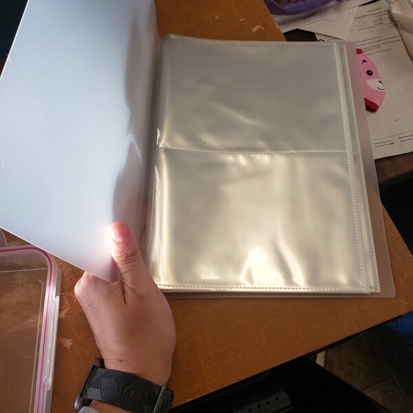 Clear Stamp Organizer--clear Stamp Storage Case-- Sticker Organizer ...