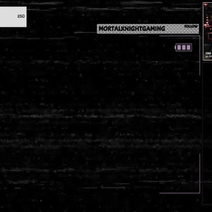 Dark Retro TV Stream Overlay / Full Package / Glitch / VHS / CRT ...