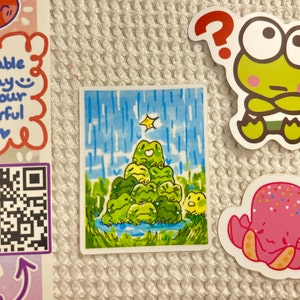 Tiny Frog Art Waterproof Sticker Set V2 - Etsy