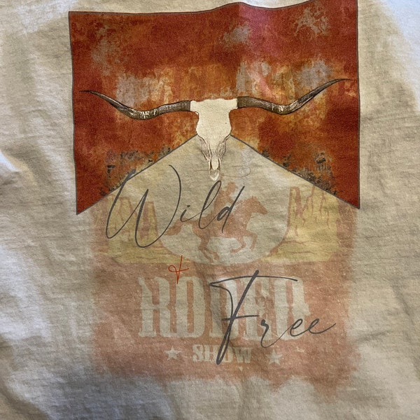 Western Rodeo Cowgirl Shirt – Vintage American Graphic Tee, Retro ...