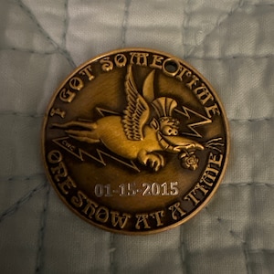 Custom Laser Engraved Stainless Steel Coin - Etsy