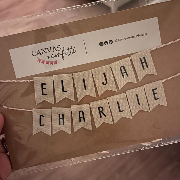 Birthday Cake Banner / Rustic Birthday Cake Topper / Happy Birthday ...