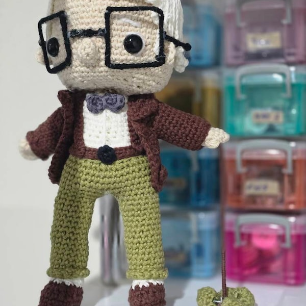 Crochet Pattern Grandfather Carl , English Pdf - Etsy