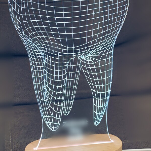 Dentist LED Lamp, 3D Tooth, Gift for Dentist, Dentist Clinic, Dentist ...