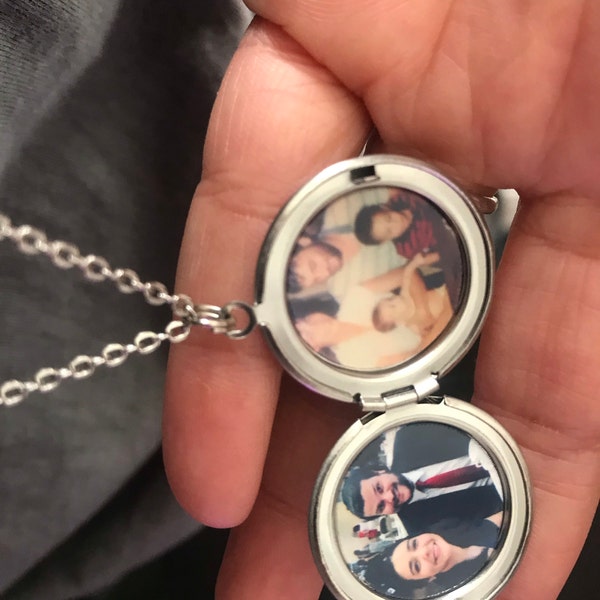 Personalized With Your Own Photo Stainless Steel Locket Necklace,photo ...