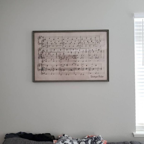 First Dance Music Sheets Print, Paper Anniversary Gift, Music Notes Art ...