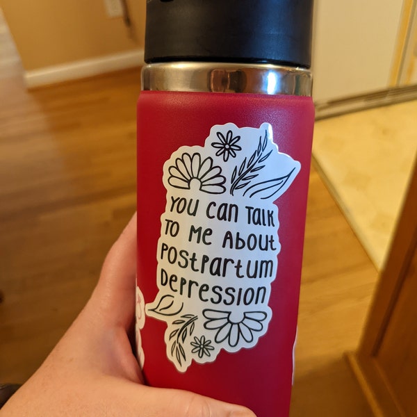 Postpartum Depression Sticker New Mom Mother Doula Natural Birth ...