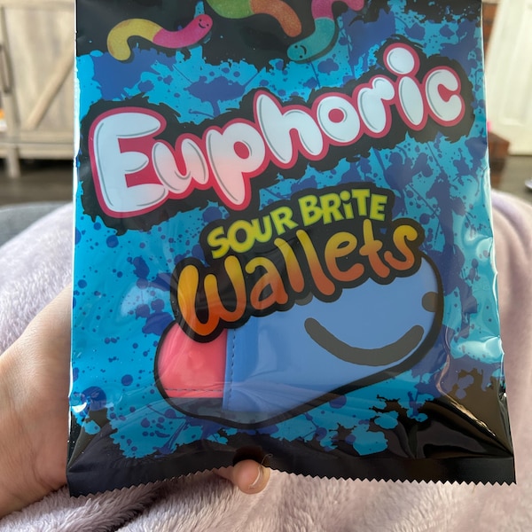 Gummy Worm Wallet, Cool Unique Wallet, Silly Wallet, Handmade Wallet ...