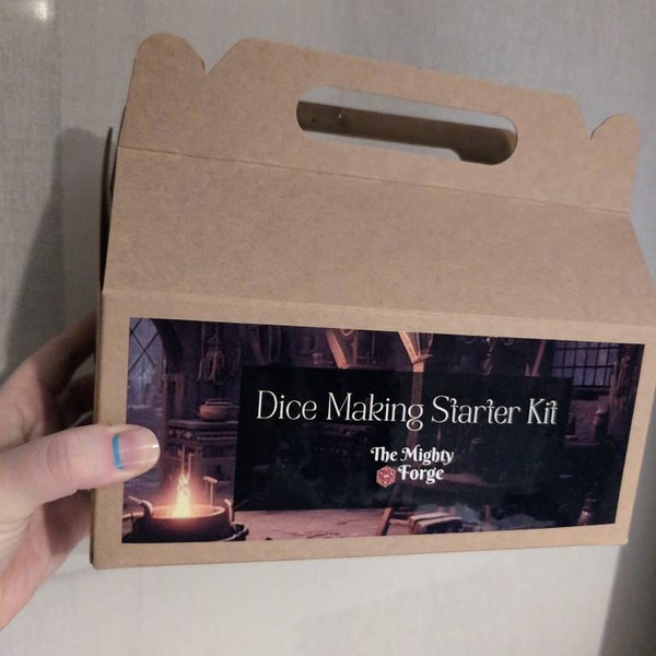 Dnd Dice Making Starter Kit W/ Instructions- Choose Your Mold - Etsy