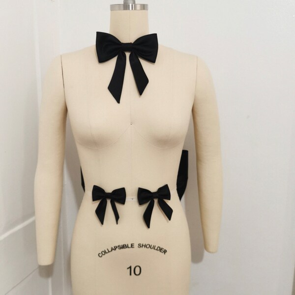 Ivory Satin Detachable Train, Bridal Train With Big Bow, Train With ...