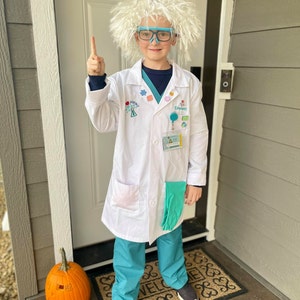 Personalized Kids Dinosaur Lab Coat With Tyrannosaurus Rex | Etsy