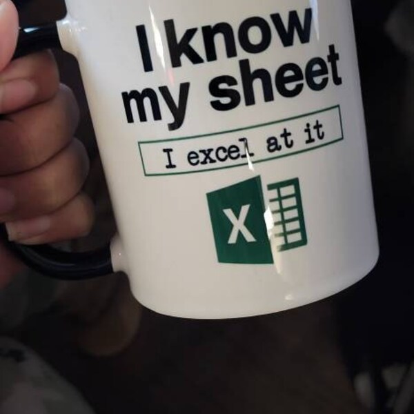Excel I Know My Sheet Tshirt - FREE SHIPPING - Spreadsheet Nerd ...