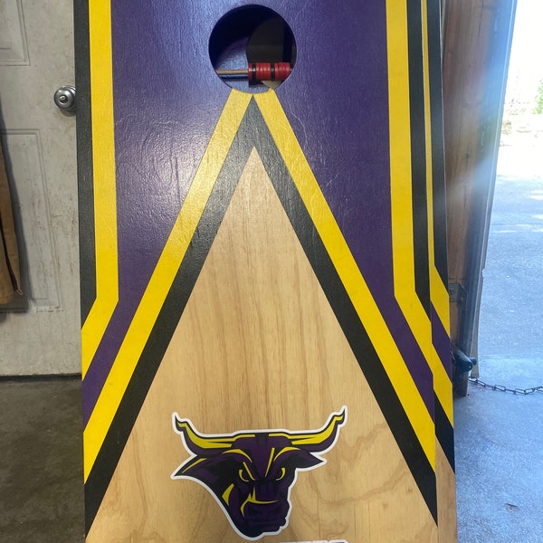 Set of Two Custom Logos for Cornhole Boards, Printing of 2 Business or ...