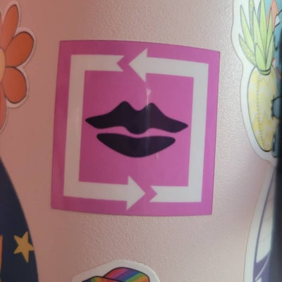 Ermes Costello kiss Vinyl Stickers - Etsy