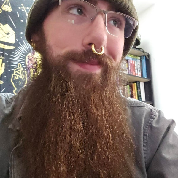 0g Pink Purple Acrylic Septum Stretching Pincher 8mm Ear Plugs Wide ...