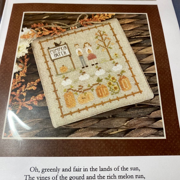 Little House Needleworks FALL ON the FARM Part 7 Pumpkin Patch ~ New 9 Part Series - New Cross ...