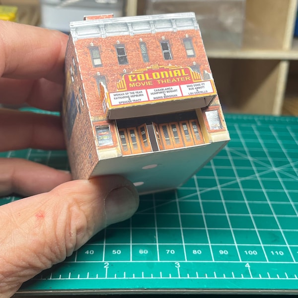 Pre Cut Paper Cardstock Building N Scale or Z Scale "kwik Mart ...