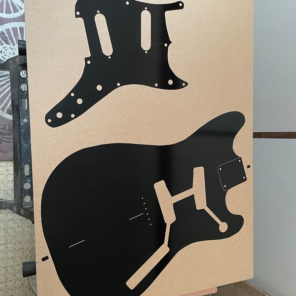 Nashville Style Guitar Cnc Digital Plans. 3 Files Types for Cnc Guitar ...