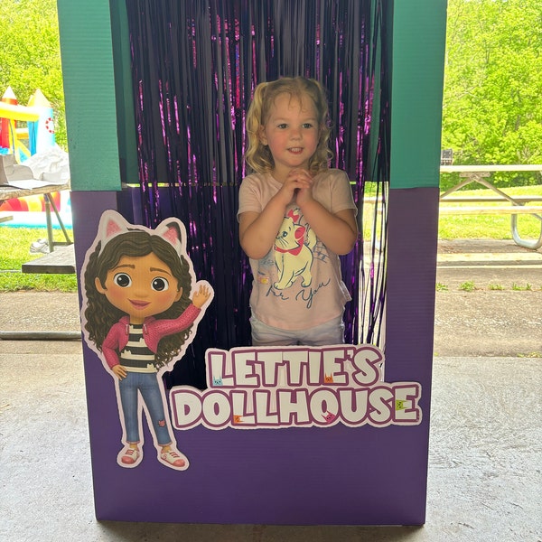Gabby's Photo Booth 4ft,5ft and 6ft Tall, Doll House Photo Booth ...
