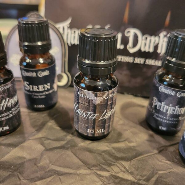 HAUNTED LIBRARY PERFUME | Goth Perfume Oil | Alternative | Unique ...