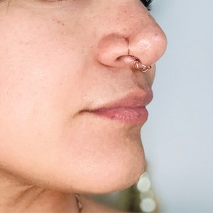 Mayan Nose Ring Beaded Detail Tribal Septum Ring Wide Nose - Etsy