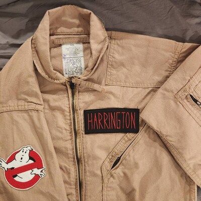 Ghostbusters Name Patch Custom Iron on Patch or Hook & Loop Name Tag ...