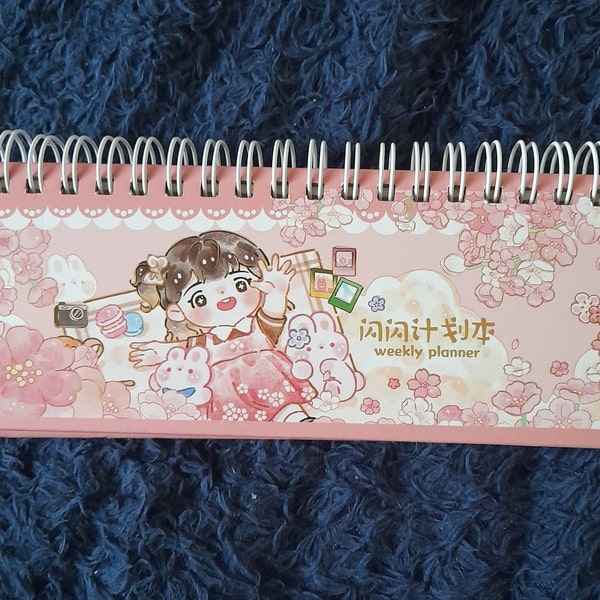 Set of 4 Notebook Student Horizontal Line A5 Notebook Cartoon Cute Ice ...