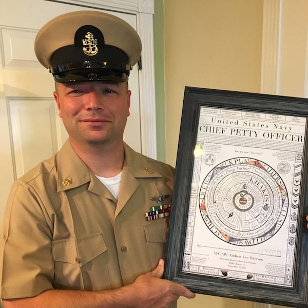 Navy Chief Petty Officer Creed (typography Wheel) - Etsy