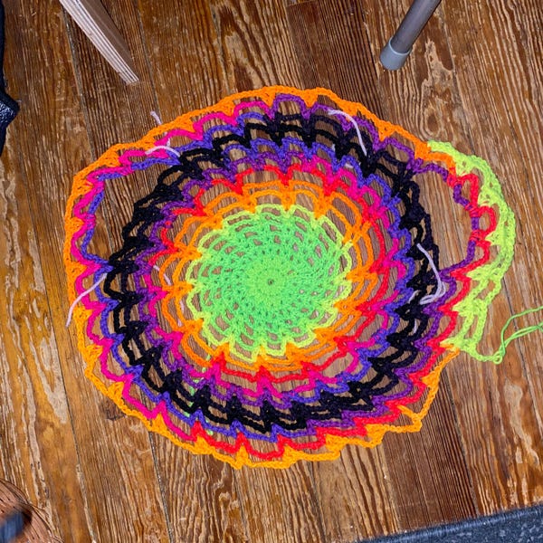 Arachne's Curse Coat | Spiderweb Mandala Duster Crochet Pattern (size ...