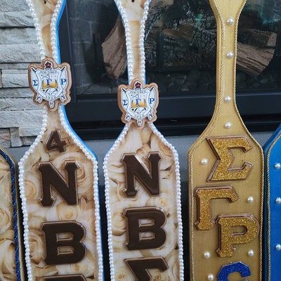 Double Stacked Wooden Greek Alphabet Letter Word for Fraternity ...