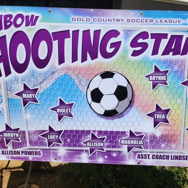 PVC Banner Stand for Soccer Team Banner - Etsy