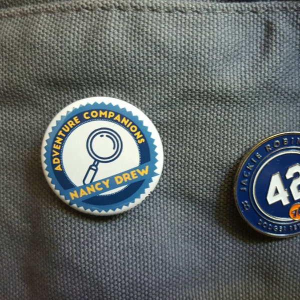 Adventure Companions Buttons 1.25 / 32mm Pin Back Badges/ Trixie Belden ...
